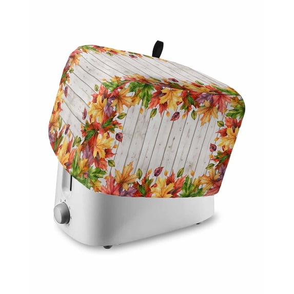 Maple Leaves Thanksgiving Toaster Cover 4 Slice, Large Kitchen ...