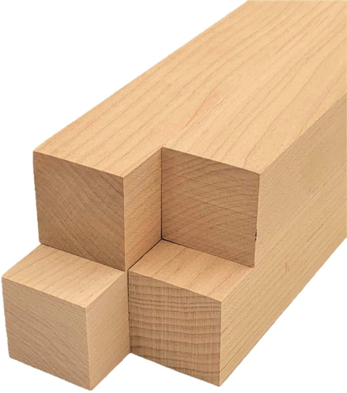 Maple Lumber Square Turning Blanks - 1.5" x 1.5" (4pc) - Walmart.com