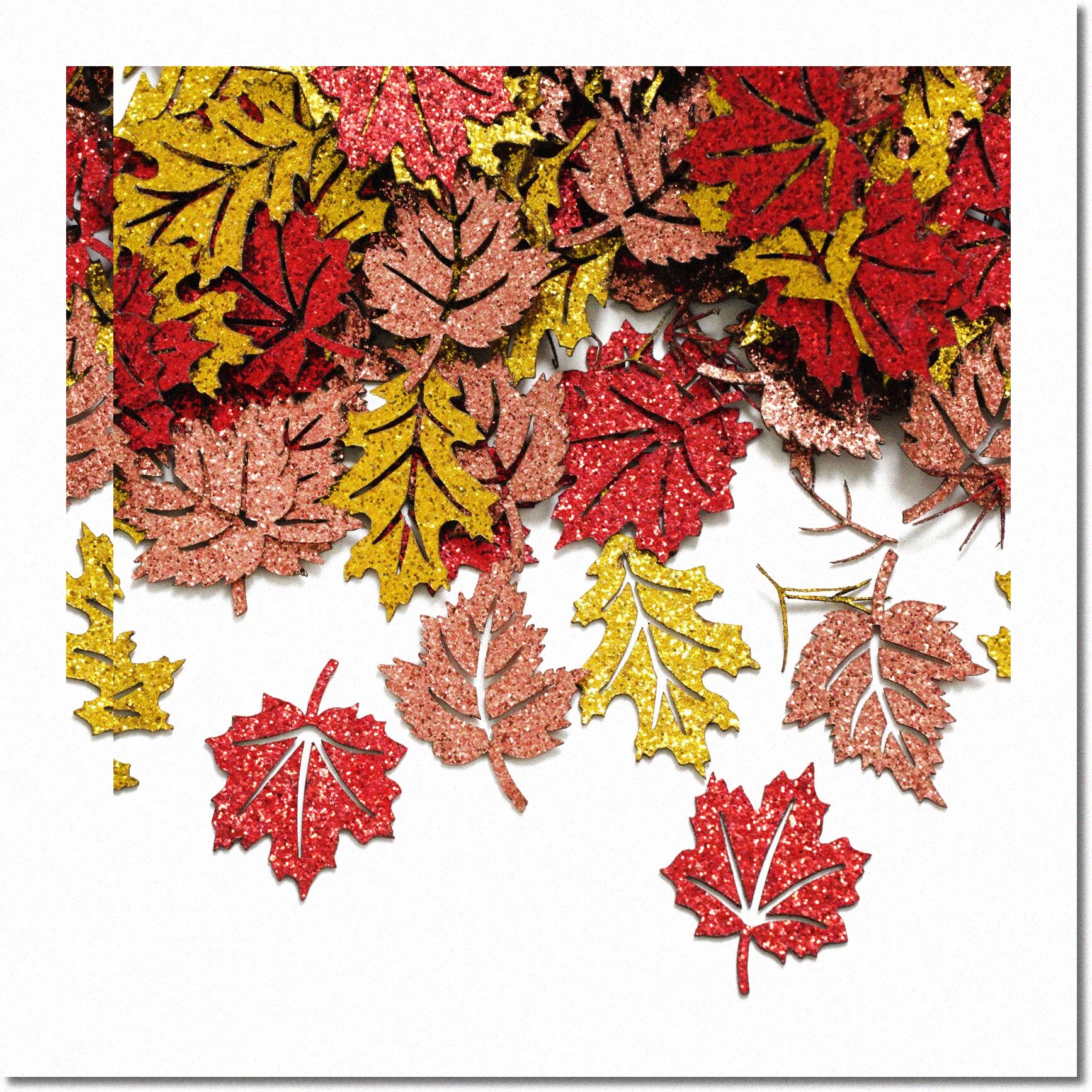 Maple Magic Fall Confetti - Festive Autumn Table Decor for Thanksgiving ...
