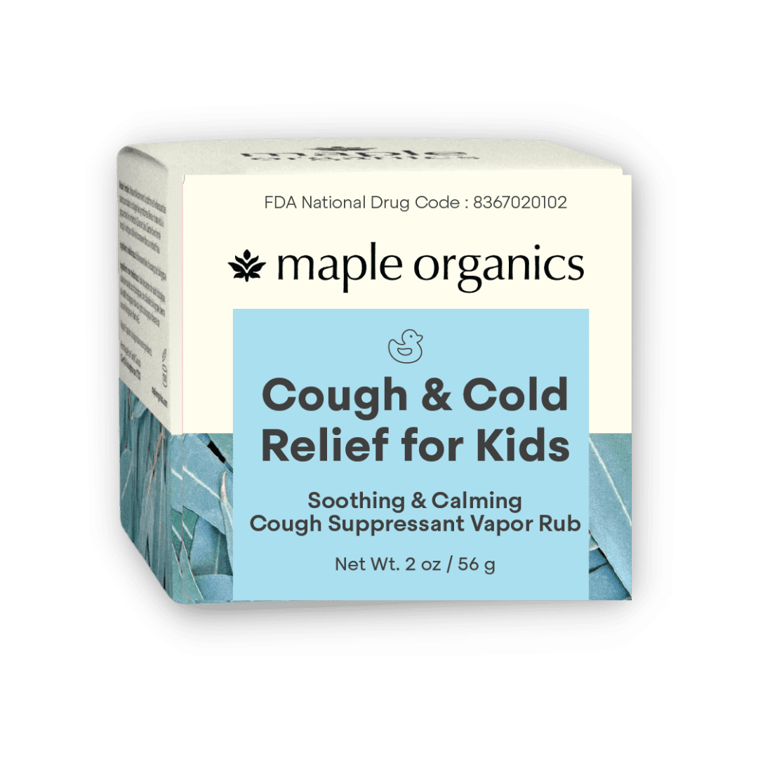Maple Organics Cough & Cold Therapy for Kids Organic, Natural Chest ...