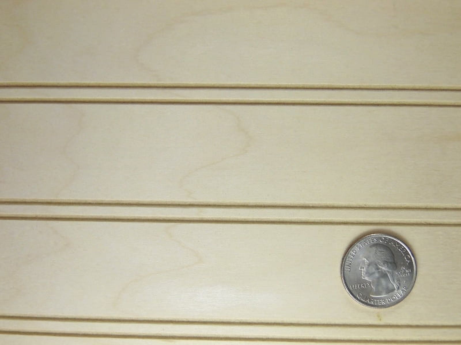 Maple Plywood Bead Board 1/4 x 24 x 47 G1S BY WOODNSHOP tm - Walmart.com