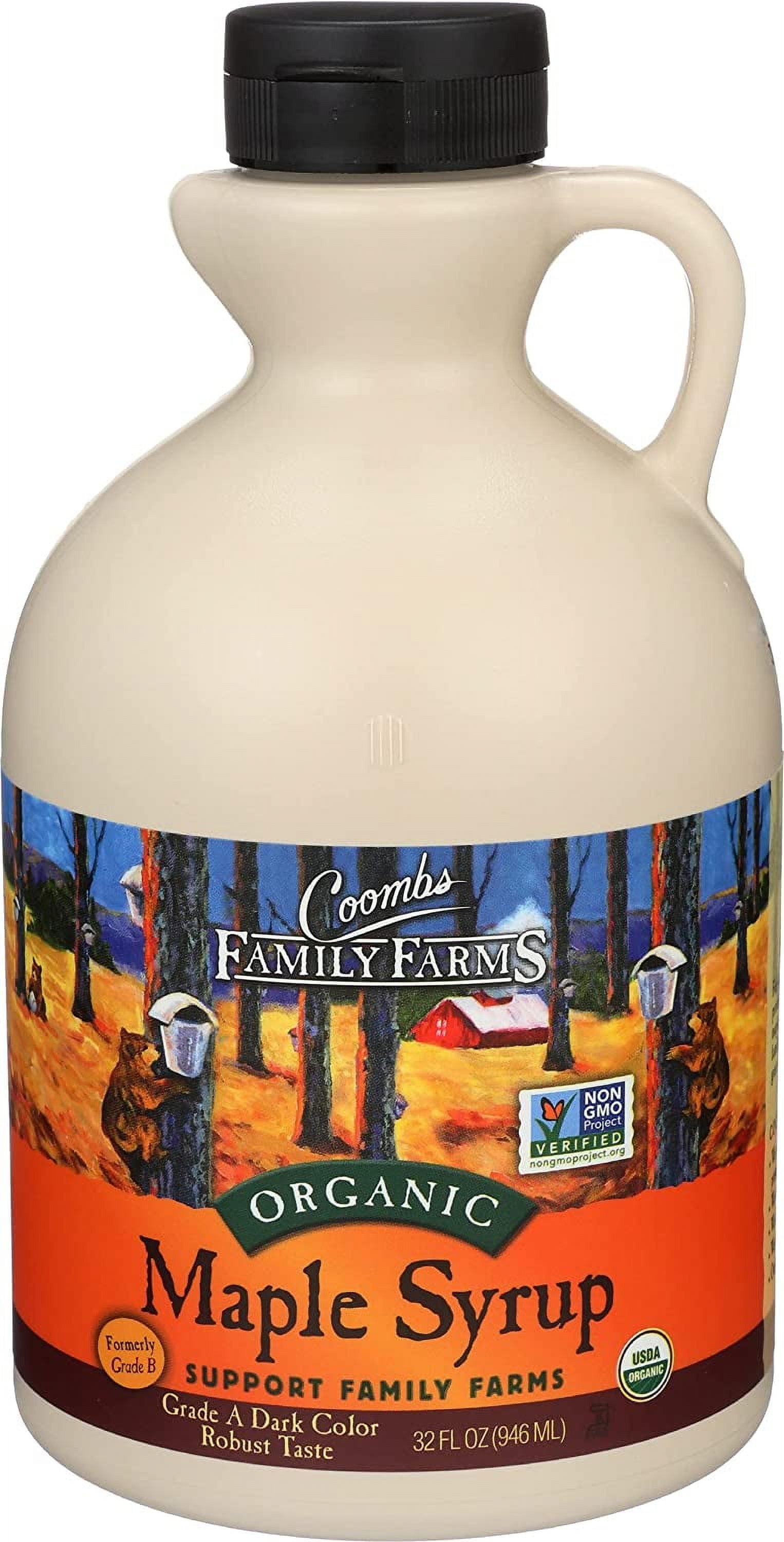 Maple Syrup, Organic, Grade A, Dark Color, Robust Taste, 32 Fl Oz ...