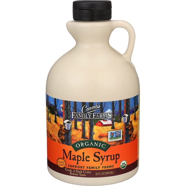 Maple Syrup, Organic, Grade A, Dark Color, Robust Taste, 32 Fl Oz ...