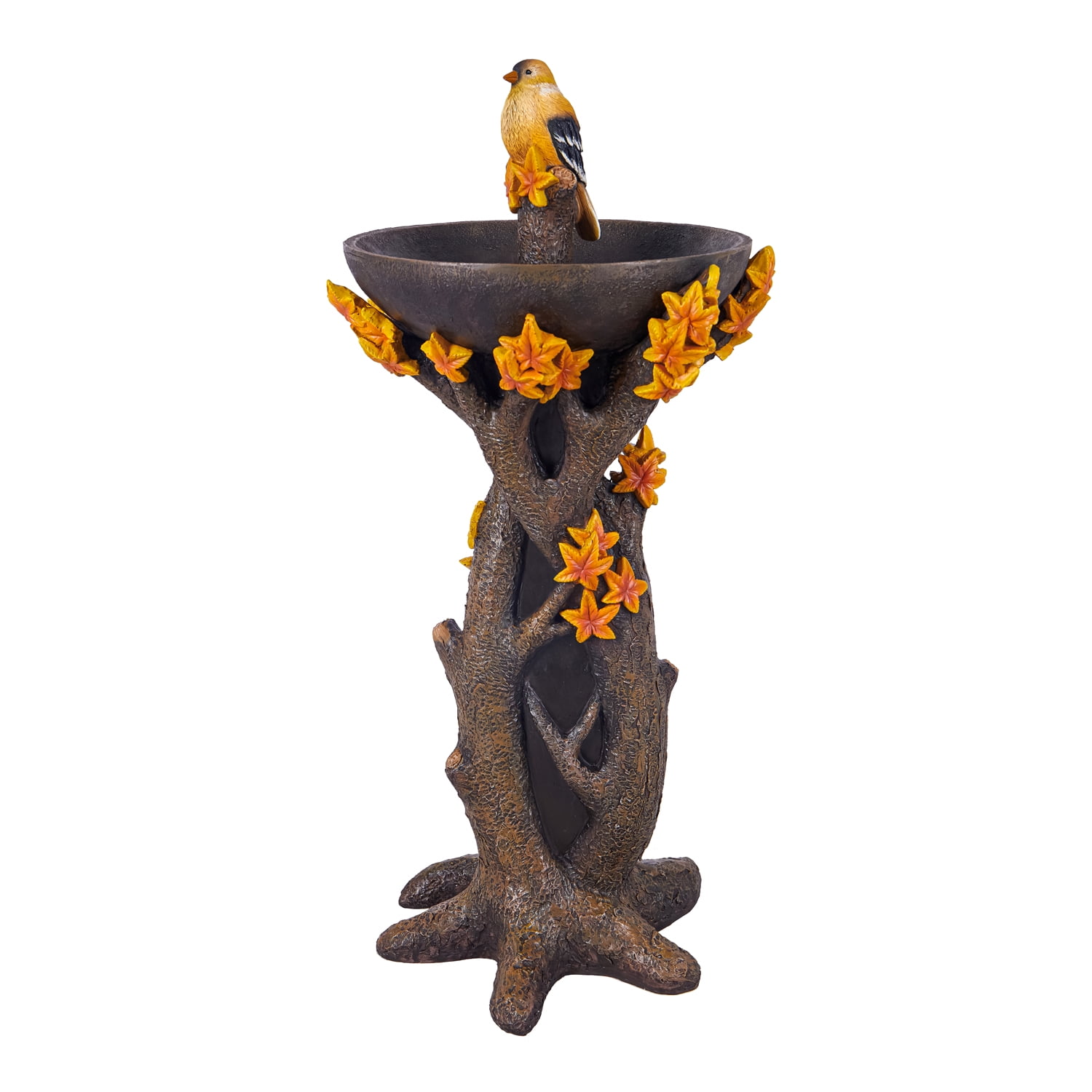 Maple Tree Resin Bird Bath - Walmart.com