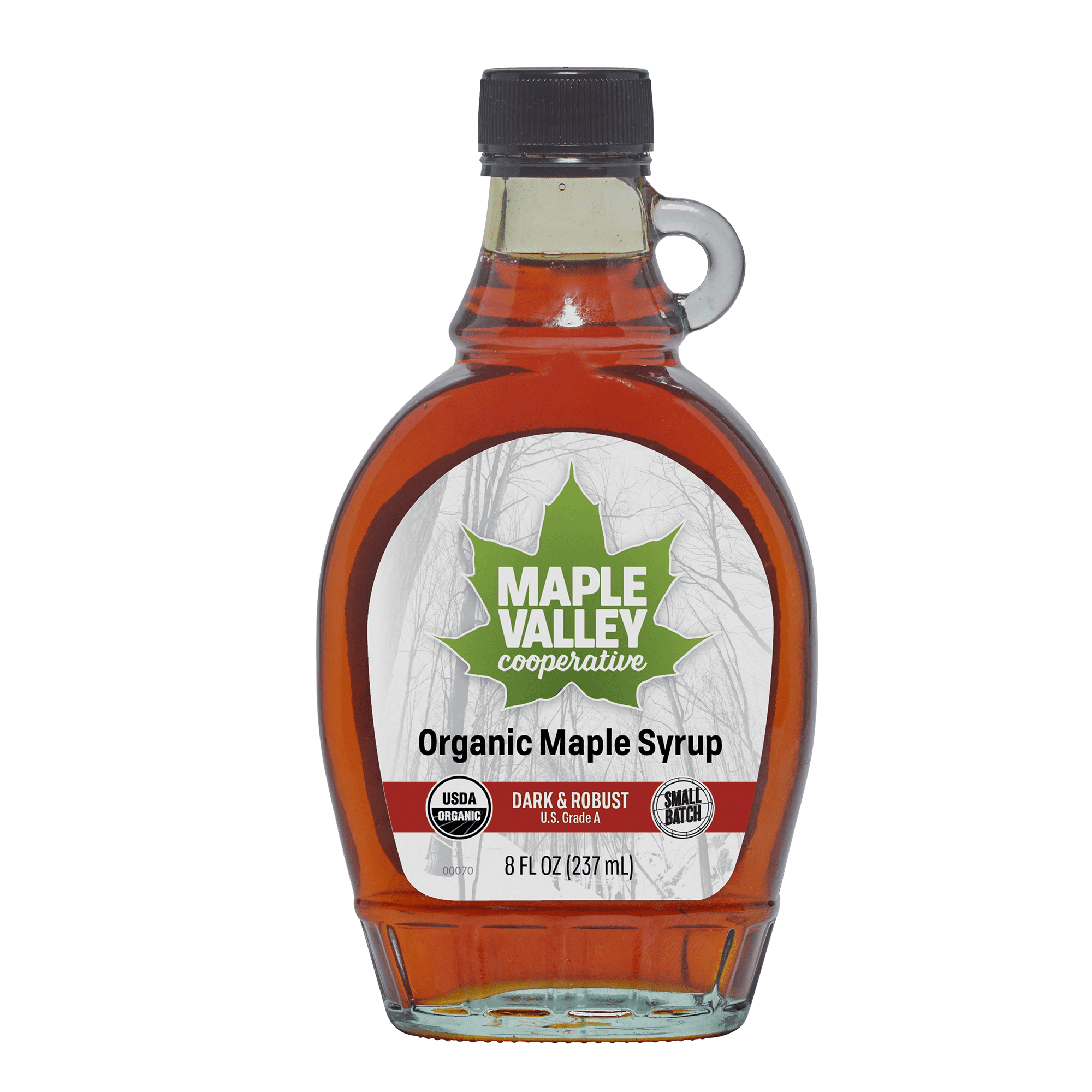 Maple Valley Coop Maple Syrup, Grade A Dark Robust, Organic-8 floz ...