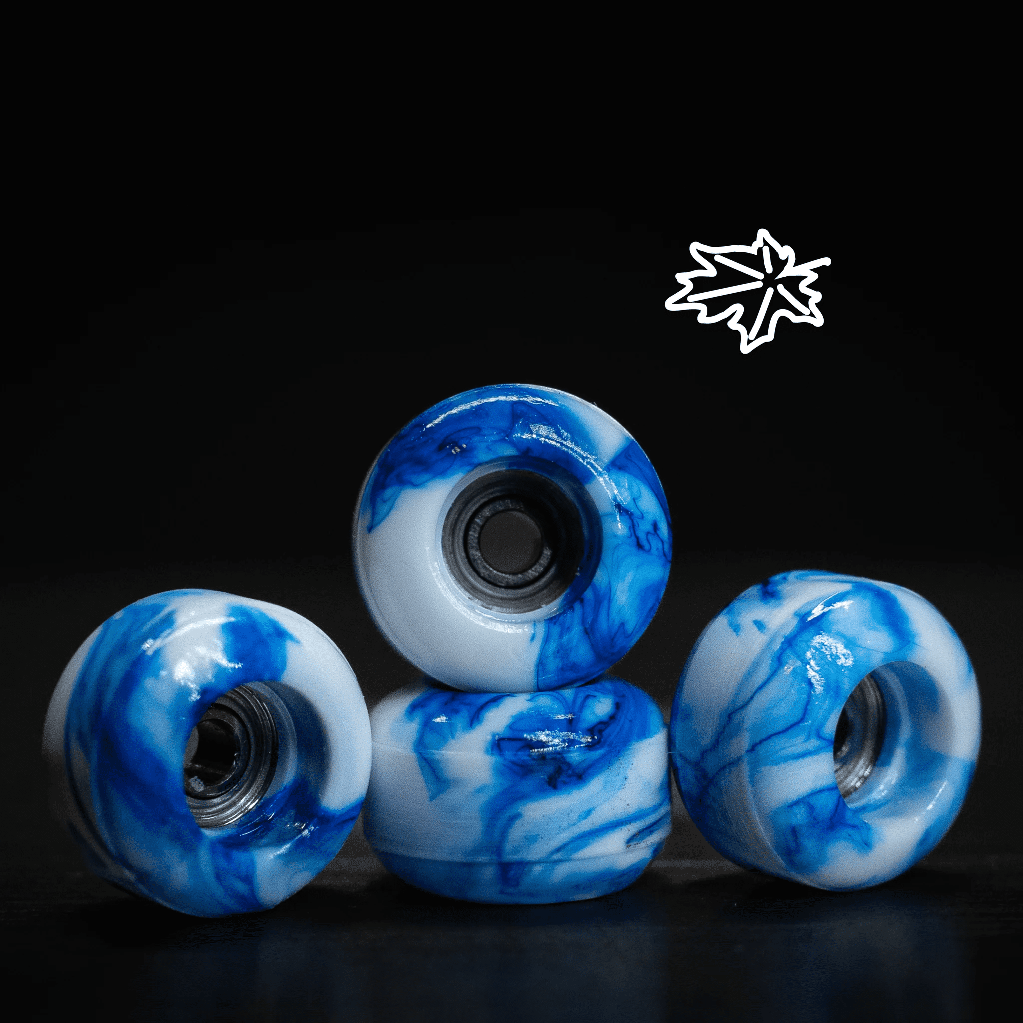 Maple ULTRA Fingerboard Wheels Blue and White - Walmart.com