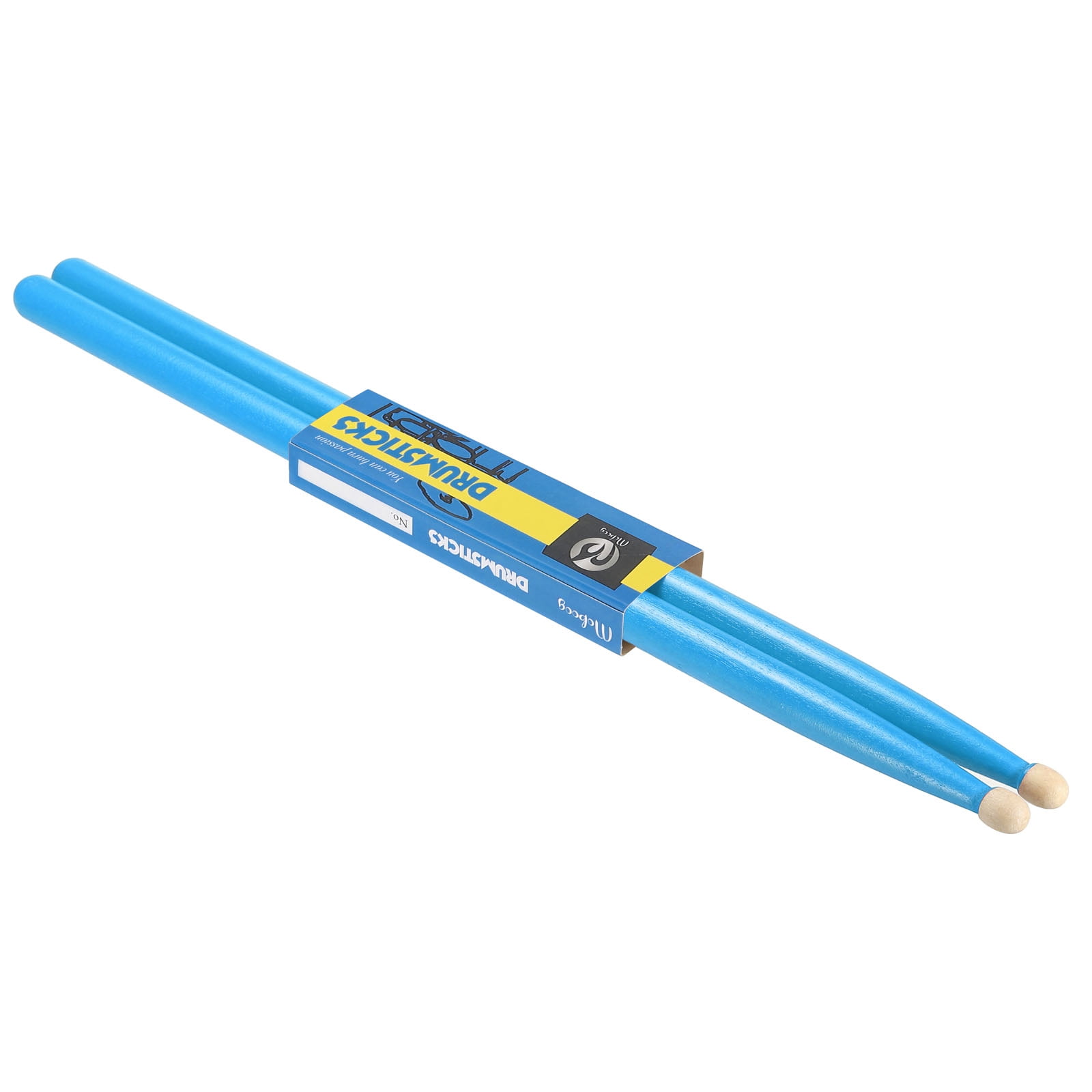 Maple Wood Drumstick Anti Slip Drum Stick 5A Blue 2pcs for Drumming ...