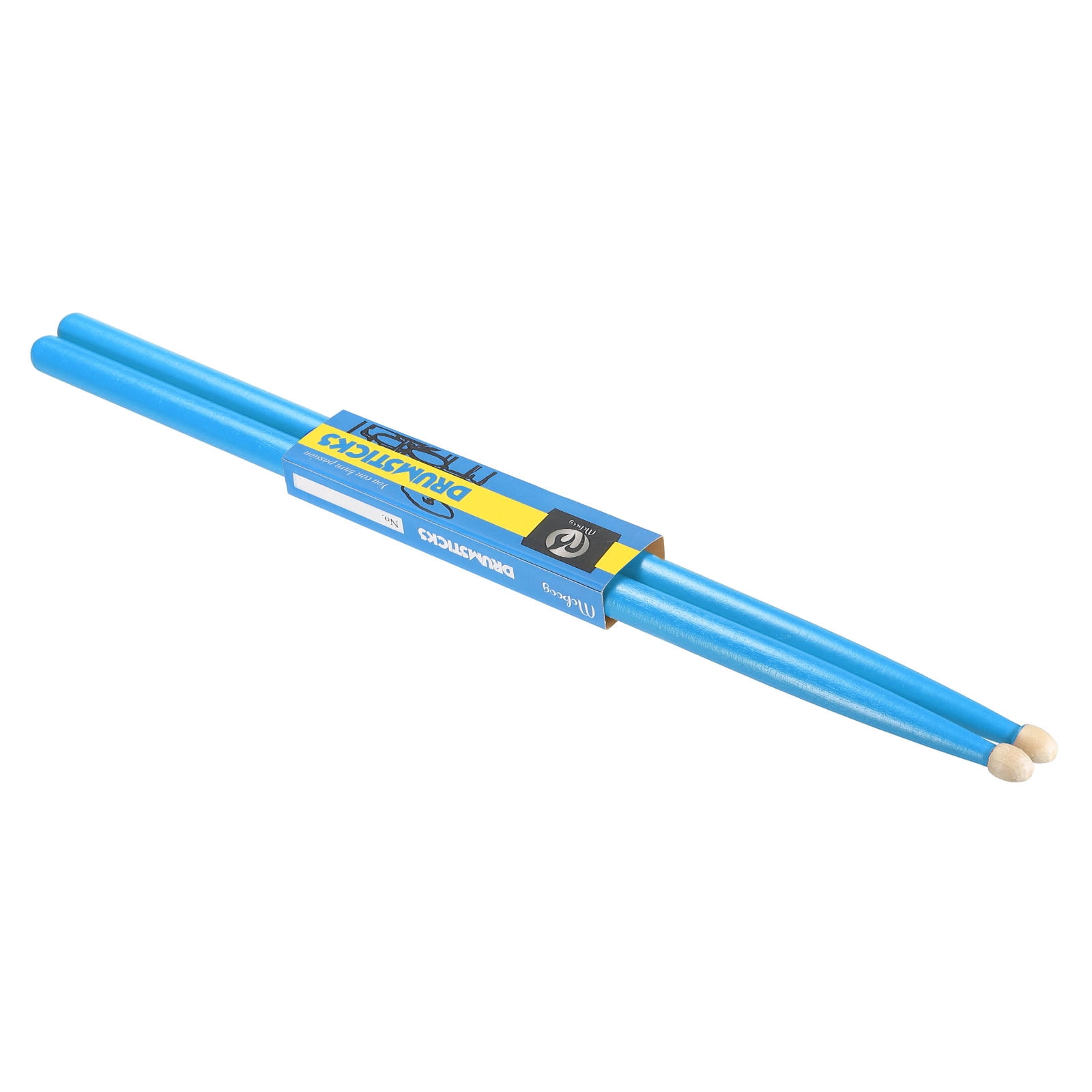 Maple Wood Drumstick Anti Slip Drum Stick 7A Blue 2pcs for Drumming ...