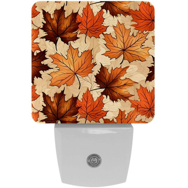 Maple leaf Enhance Your Space with LED Square Night Lights - Versatile ...