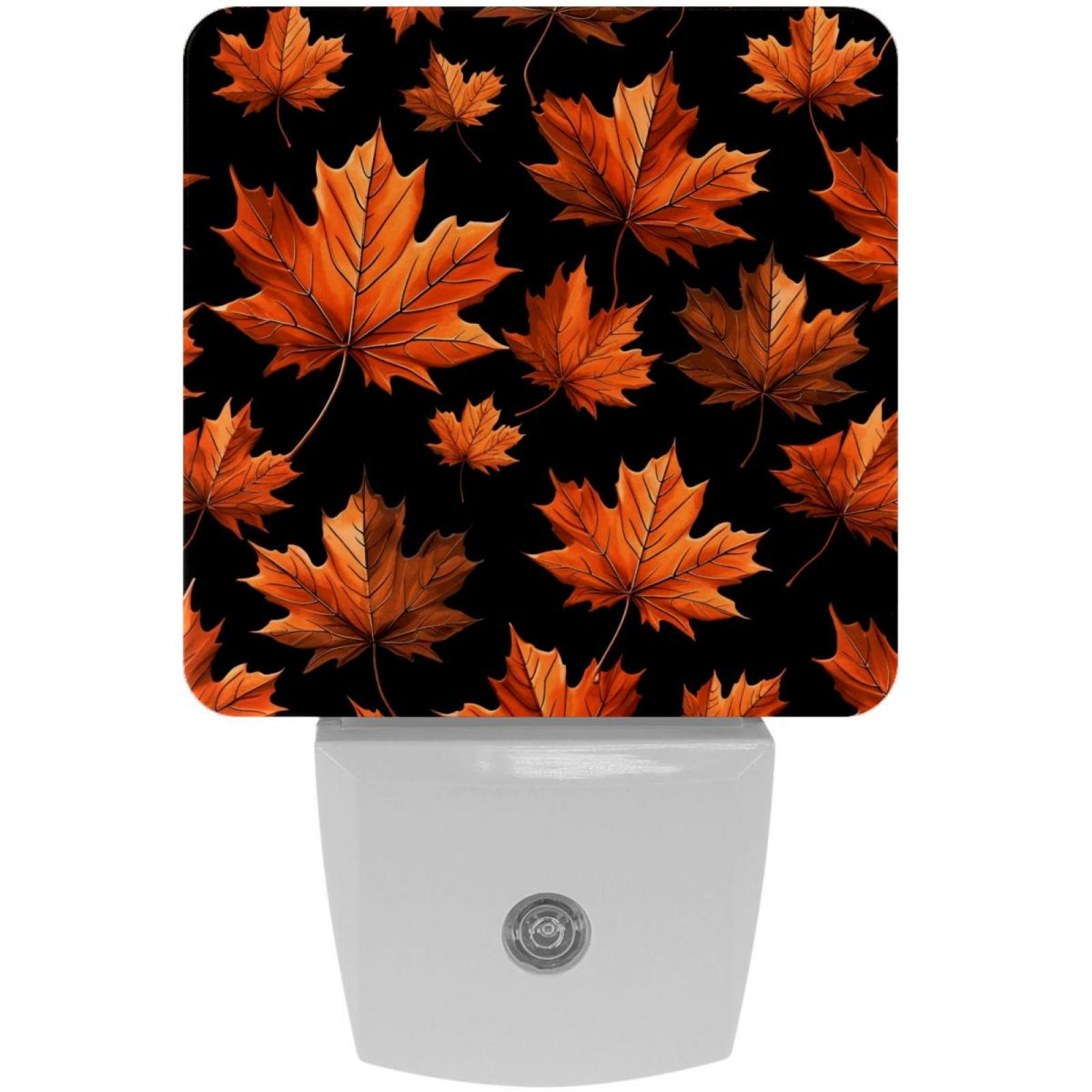 Maple leaf LED Square Night Lights - Energy Efficient and Sleek Design ...