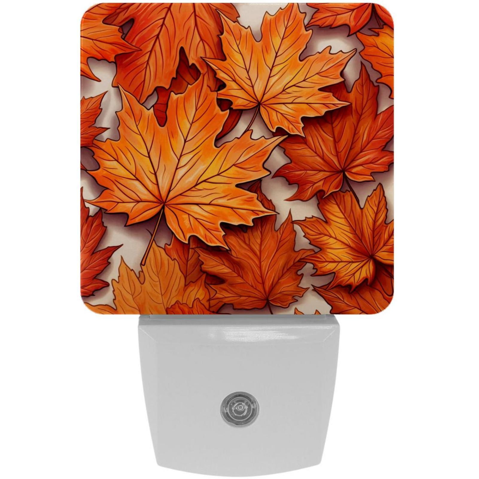 Maple leaf LED Square Night Lights - Energy Efficient and Stylish ...