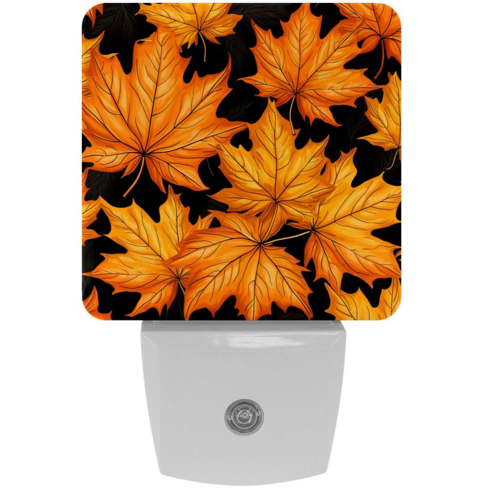 Maple leaf LED Square Night Lights - Energy Efficient and Stylish ...