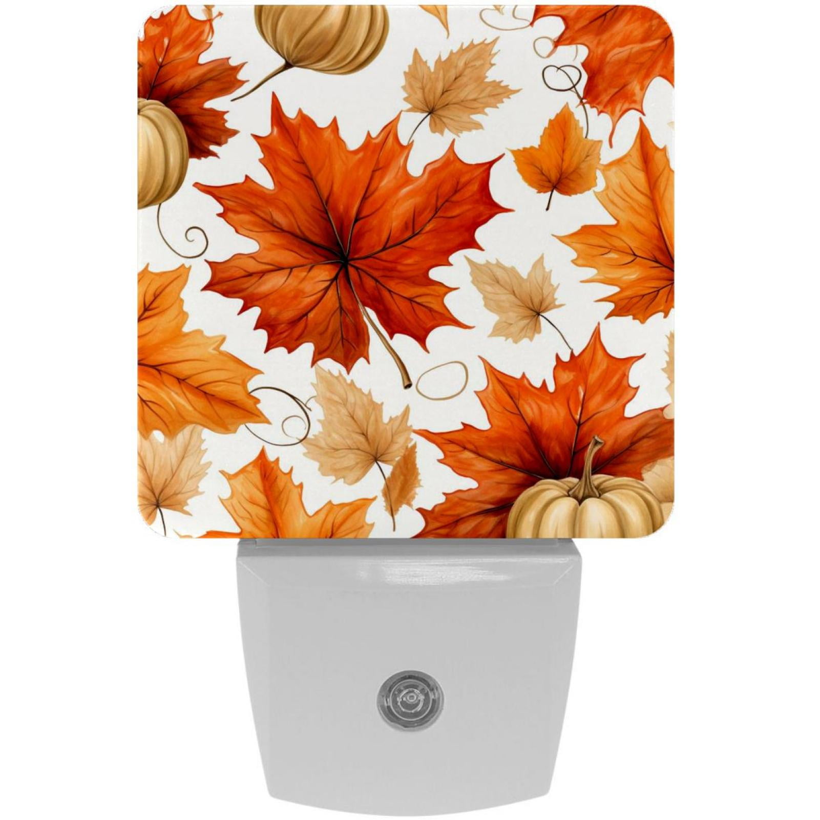 Maple leaf LED Square Night Lights - Modern Design, Energy Efficient ...