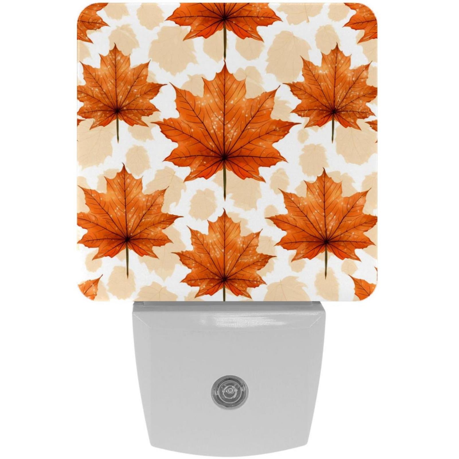 Maple leaf LED Square Night Lights - Stylish and Energy-Efficient Room ...