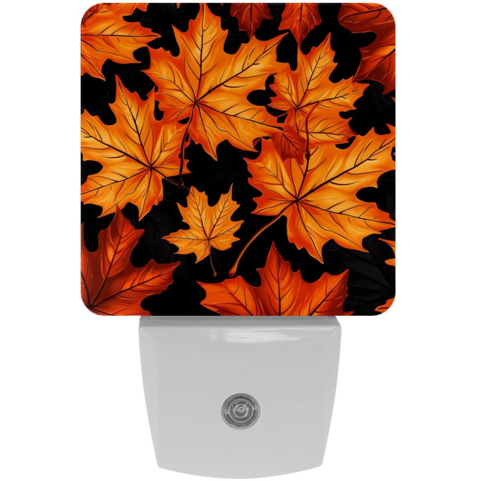Maple leaf LED Square Night Lights - Stylish and Functional Nightlight ...
