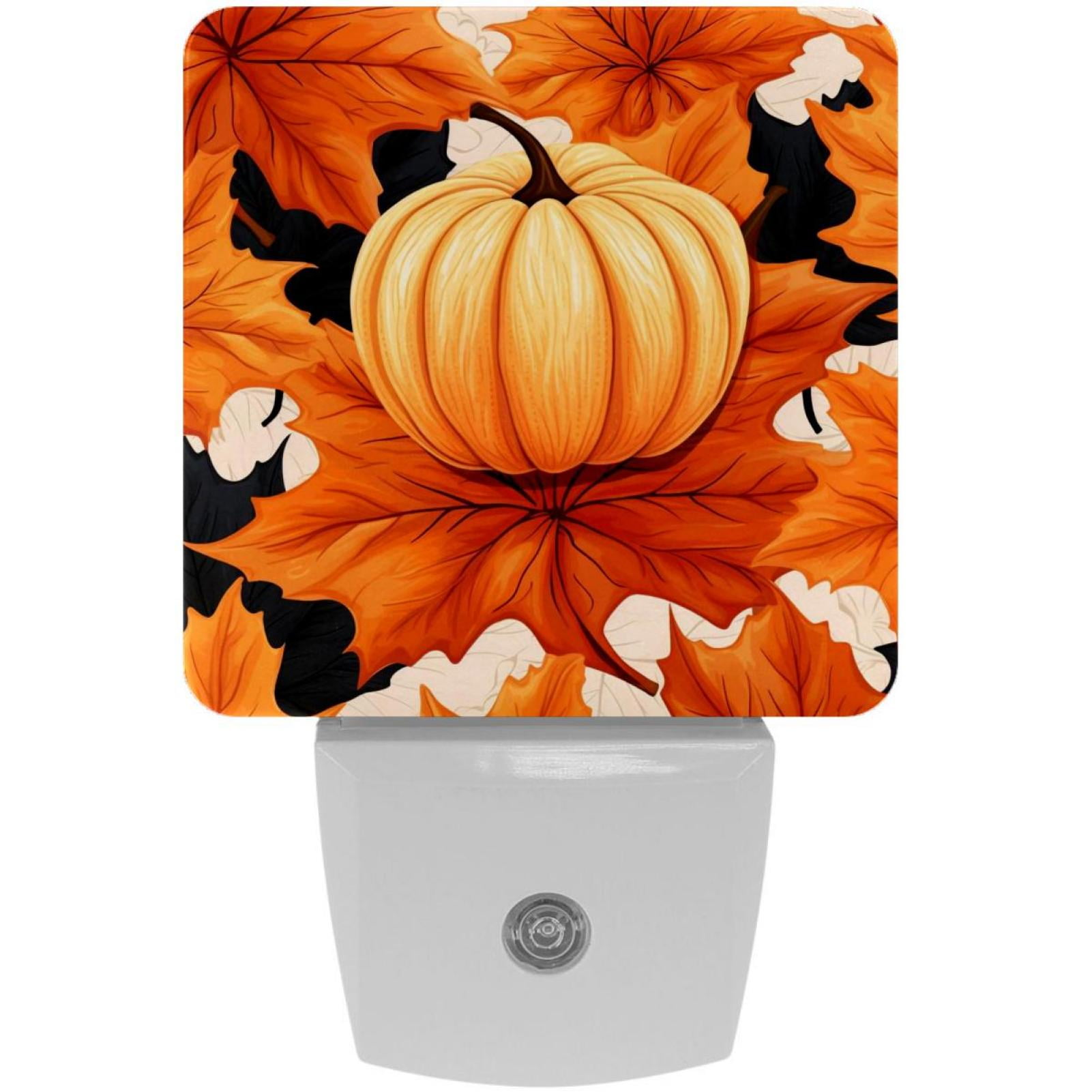 Maple leaf pumpkin LED Square Night Lights - Energy Efficient and ...