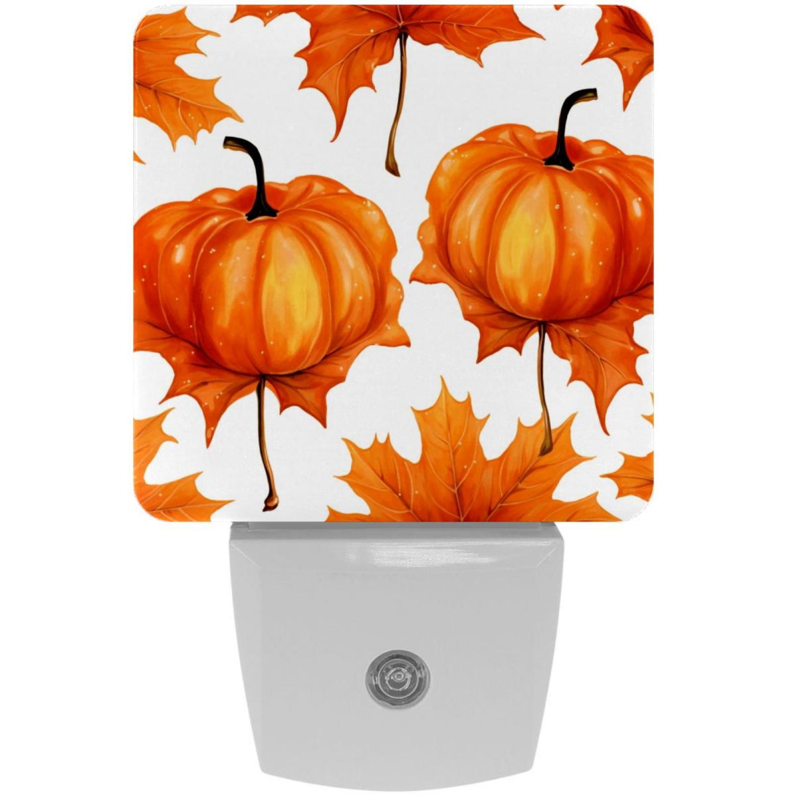 Maple leaf pumpkin LED Square Night Lights - Energy Efficient and ...