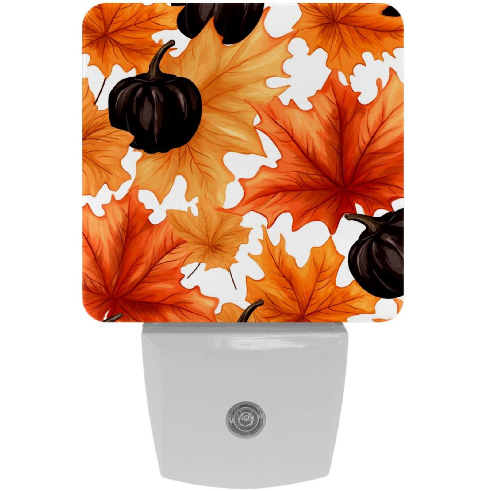 Maple leaf pumpkin LED Square Night Lights - Energy Efficient and ...