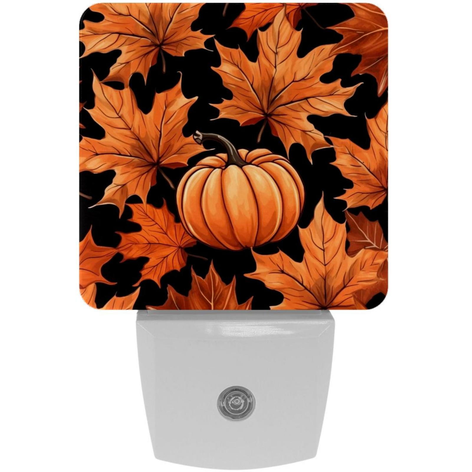 Maple leaf pumpkin LED Square Night Lights: Innovative Illumination for ...