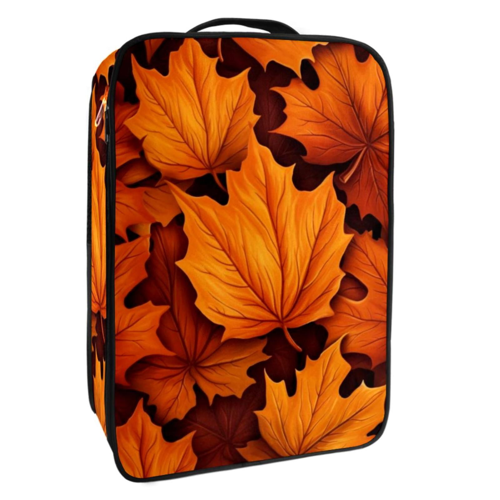 Maple leaves Polyester Shoe Boxes Organizer Storage Container - 23x31cm ...