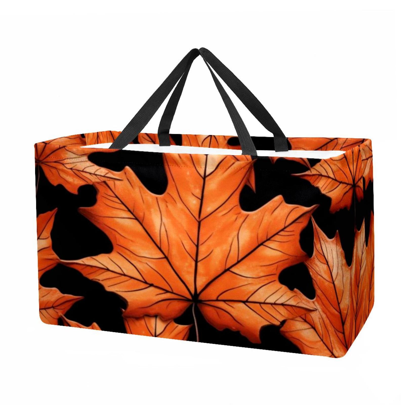 Maple leaves Reusably Foldable Oxford Cloth Storage Box - Large ...