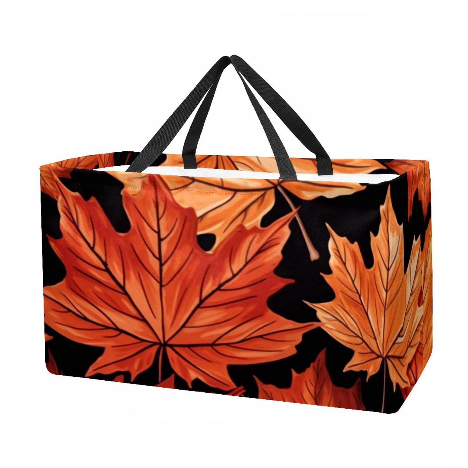 Maple leaves Versatile Oxford Cloth Reusable Storage Box - Foldable ...