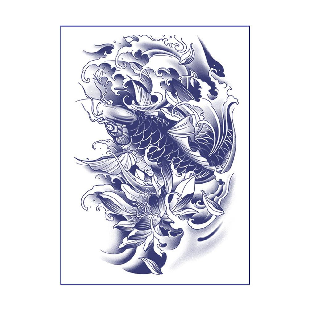 MapleMart Cartoon Dark Herbal Juice Semipermanent Tattoo Stickers ...