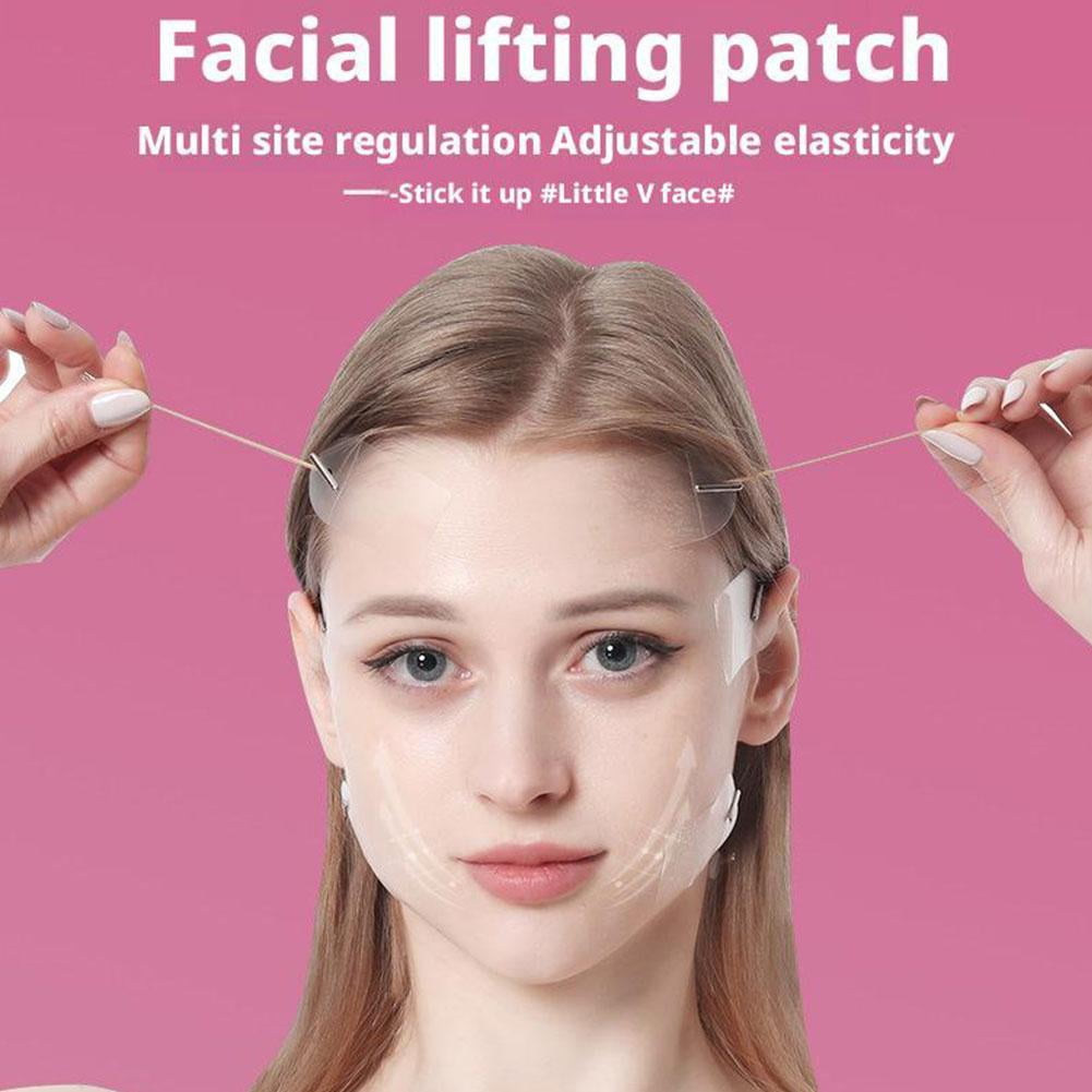 MapleMart Face Lift Tapes with Ropes Invisible Face Lifting Sti ...