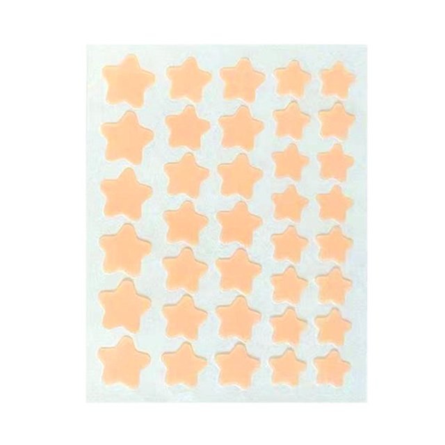 MapleMart Paper Plastic Bag Star Skin Color Grain Acne Patch Star ...