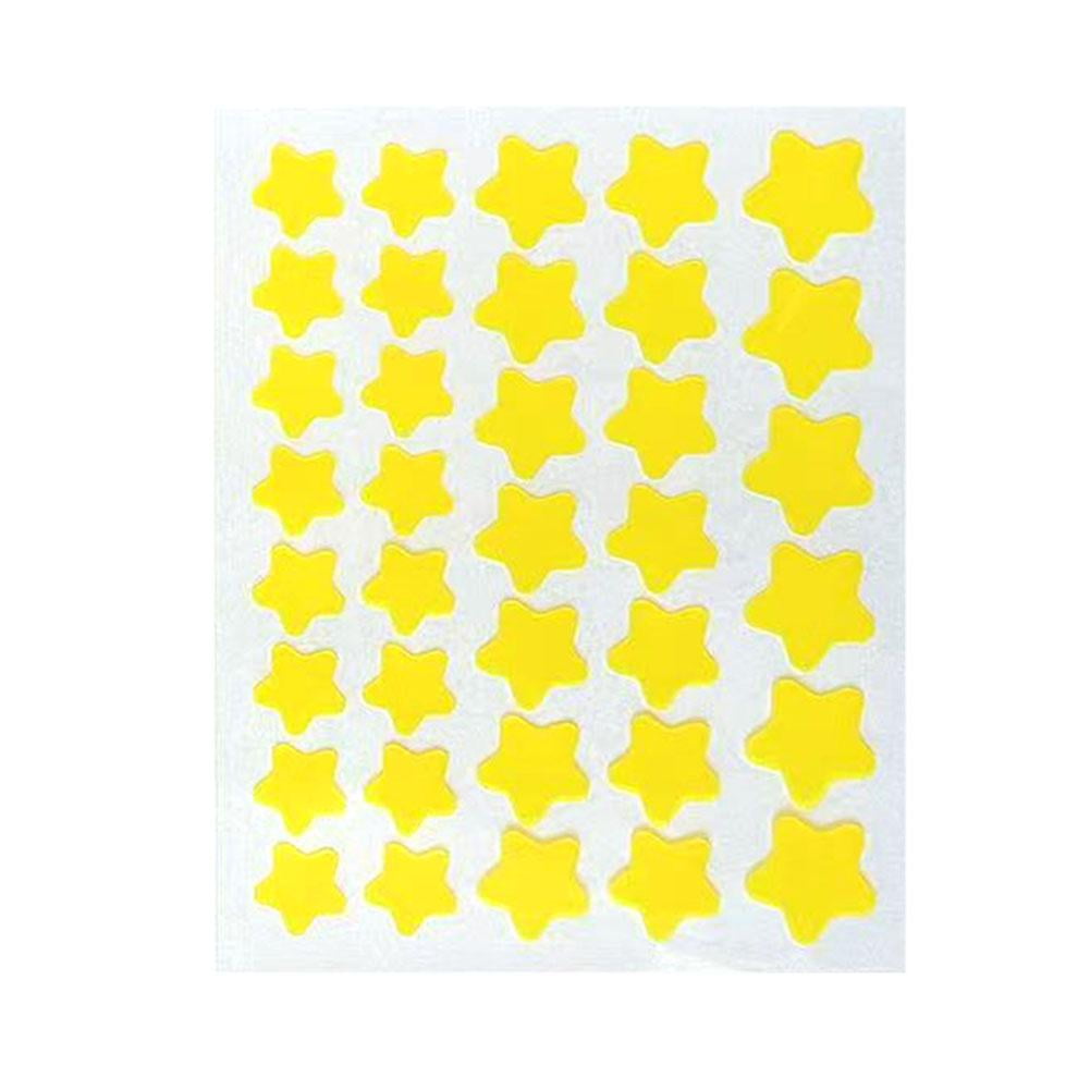 MapleMart Paper Plastic Bag Star Yellow Grain Acne Patch Star Invisible ...
