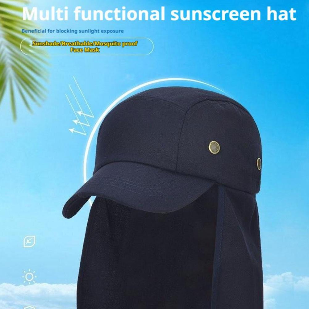 MapleMart Qlans Unisex Adults Safari Sun Hat with Ear and Neck Flap ...