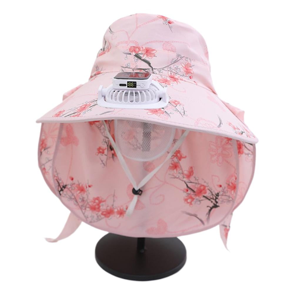 MapleMart Summer Solar Fan Hats Cooling Fan GX - Walmart.com