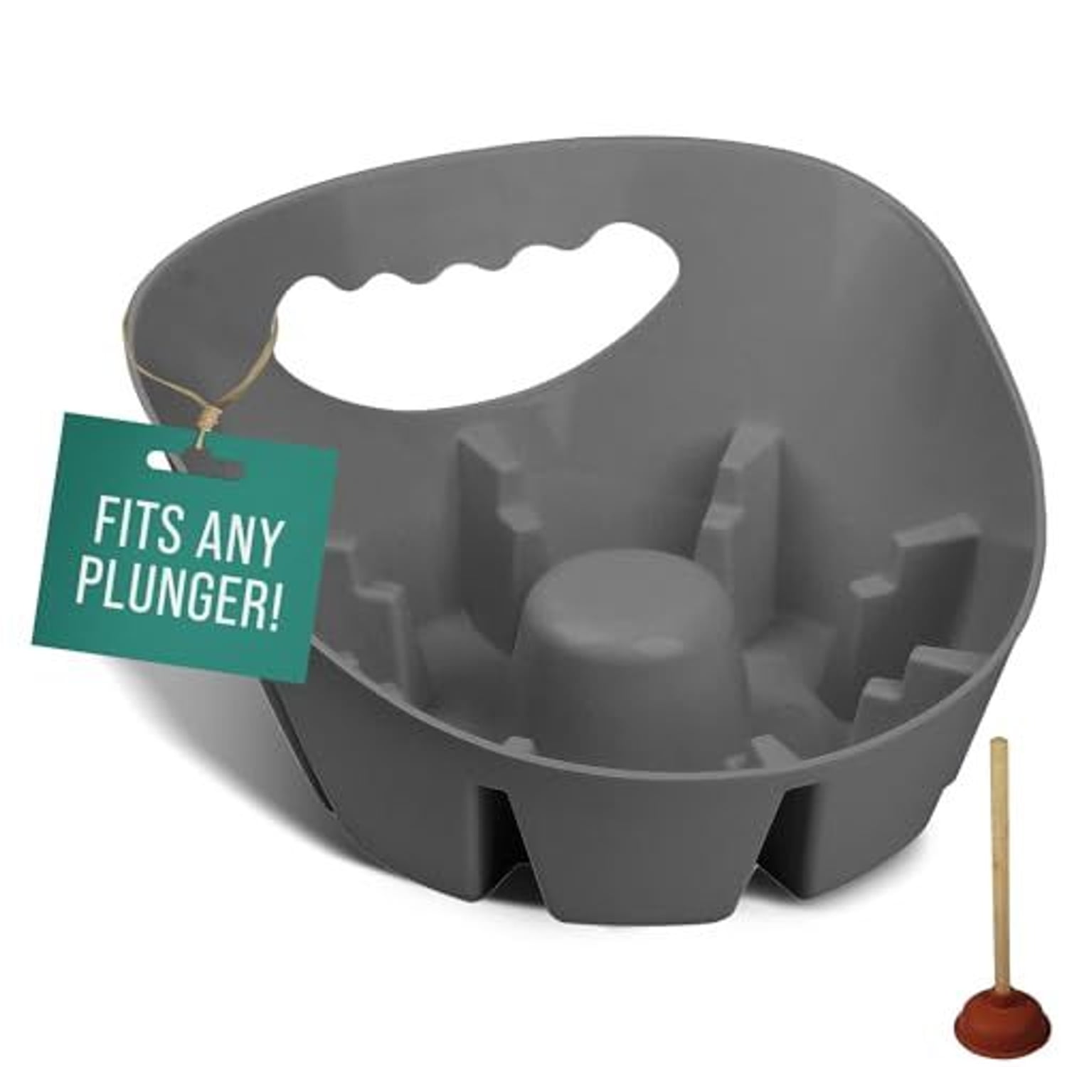Maplefield Plunger Tray, Universal Fit for Bathroom Plungers, Durable ...