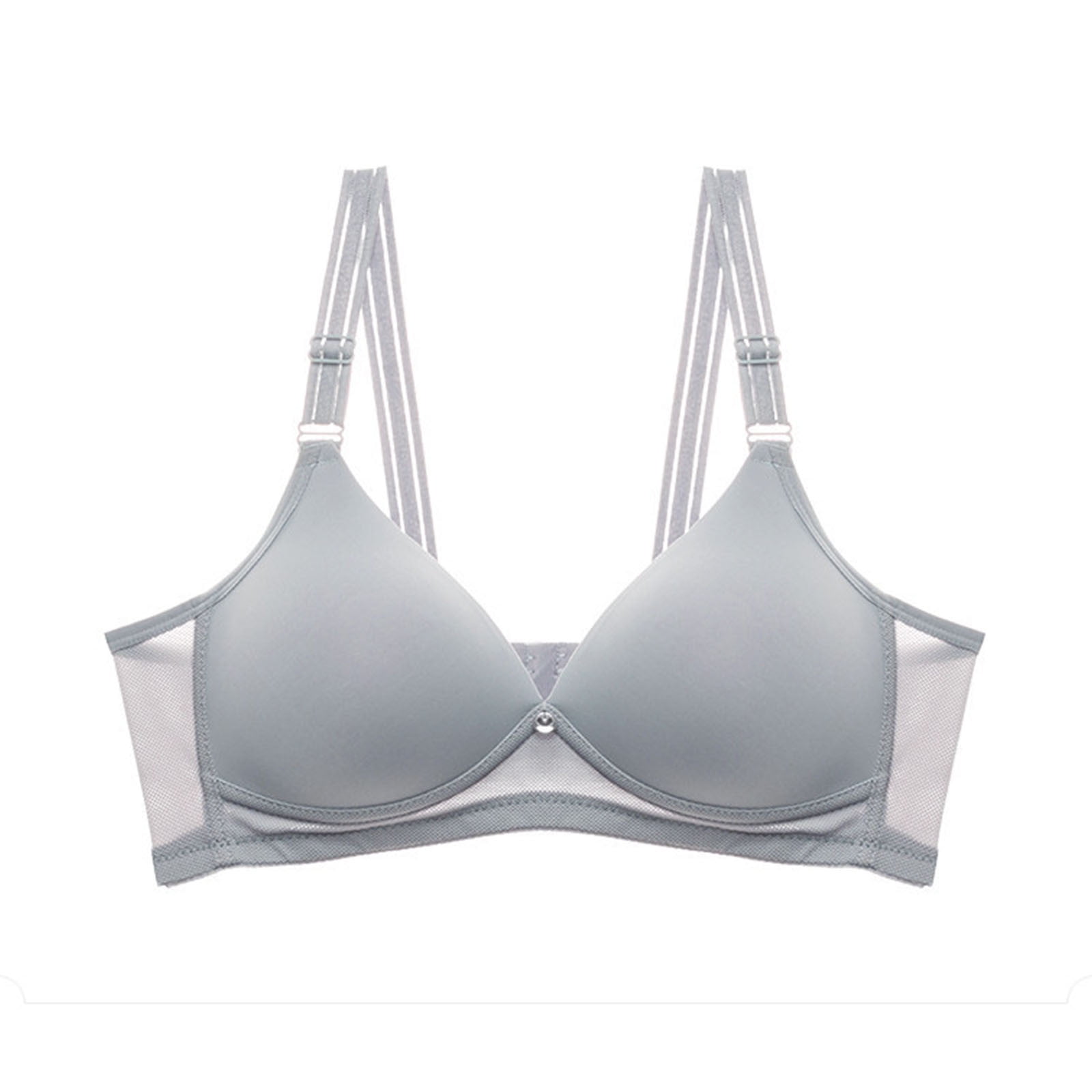 Maplenight Bralette Womens Plus Size Wireless Bra Push Up Lace Bra Wire ...