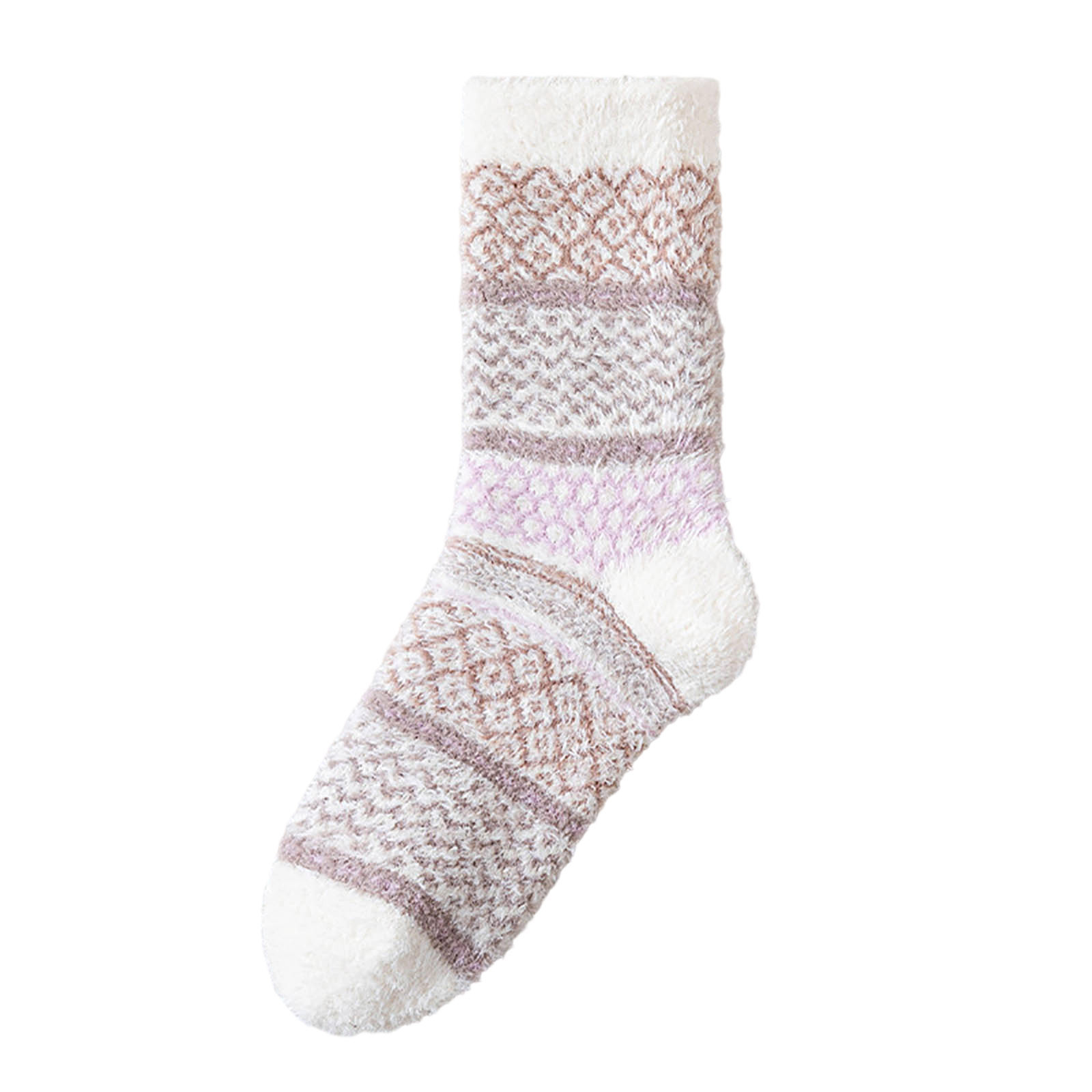 Maplenight Womens Fuzzy Slipper Socks Fluffy Cozy Comfy Cabin Plush ...