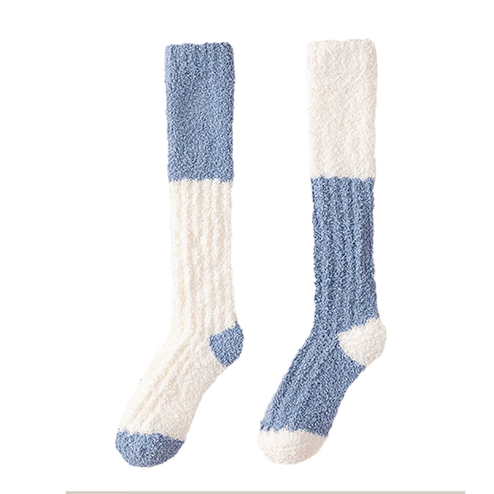 Maplenight Womens Fuzzy Socks 2 Pairs Fluffy Cozy Comfy Cabin Plush ...