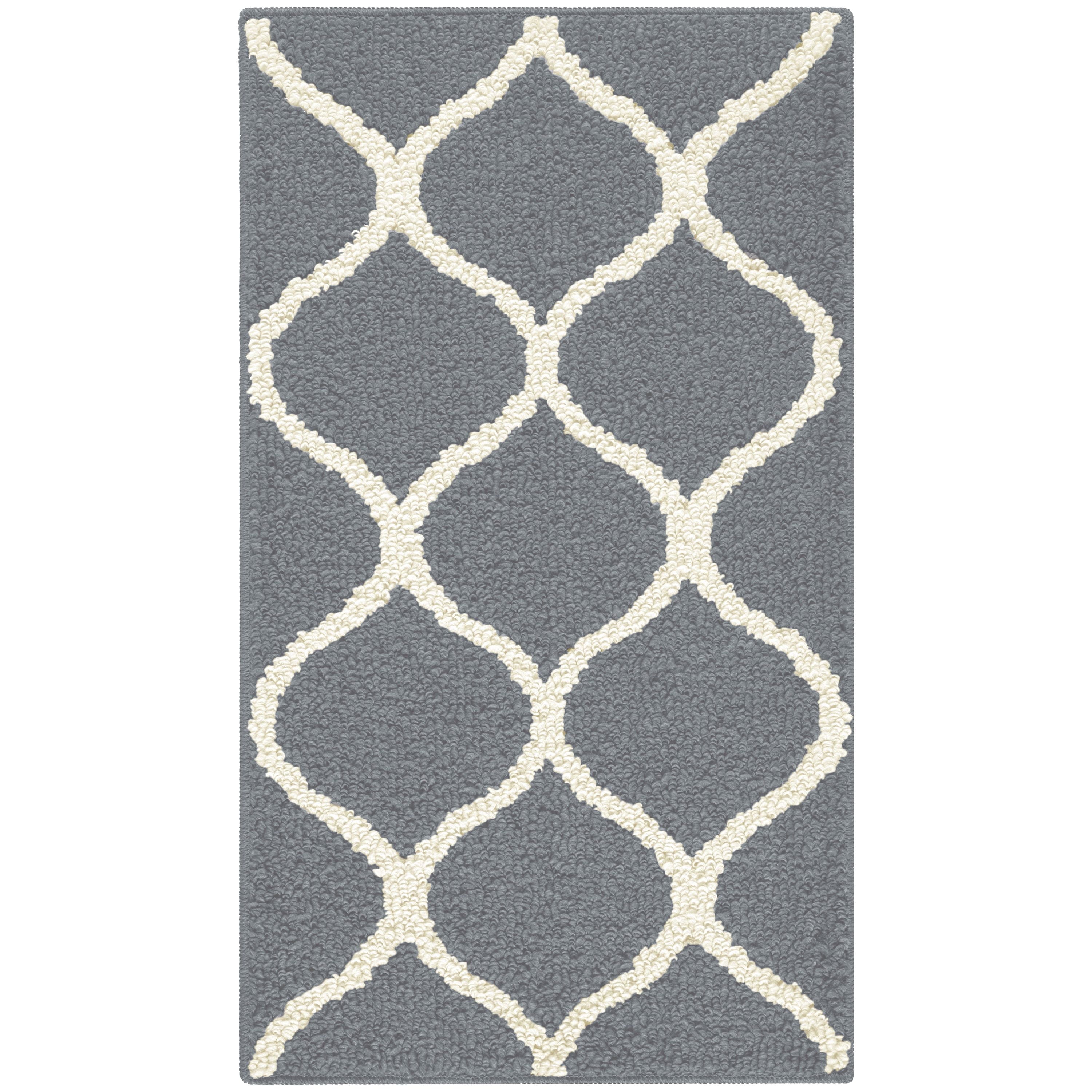 Maples Rugs - Rebecca Modern Geometric Washable Indoor Accent Rugs, 1'8 ...