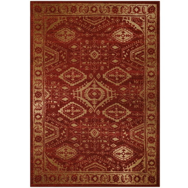 Maples Rugs Georgina Global Living Room Area Rug for Indoor, 5' x 7 ...