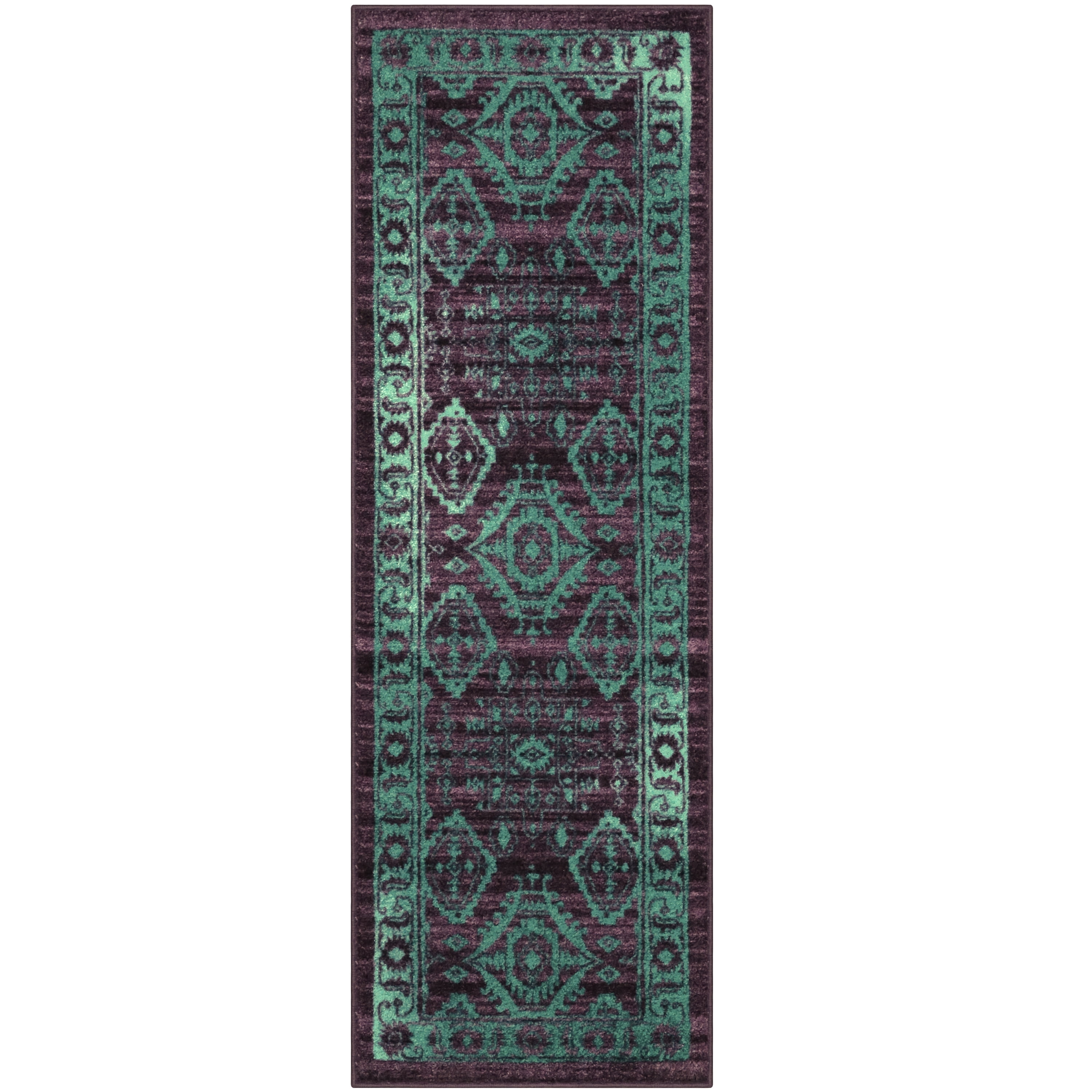 Maples Rugs Georgina Global Washable Kitchen Runner Rug for Indoor, 2 ...