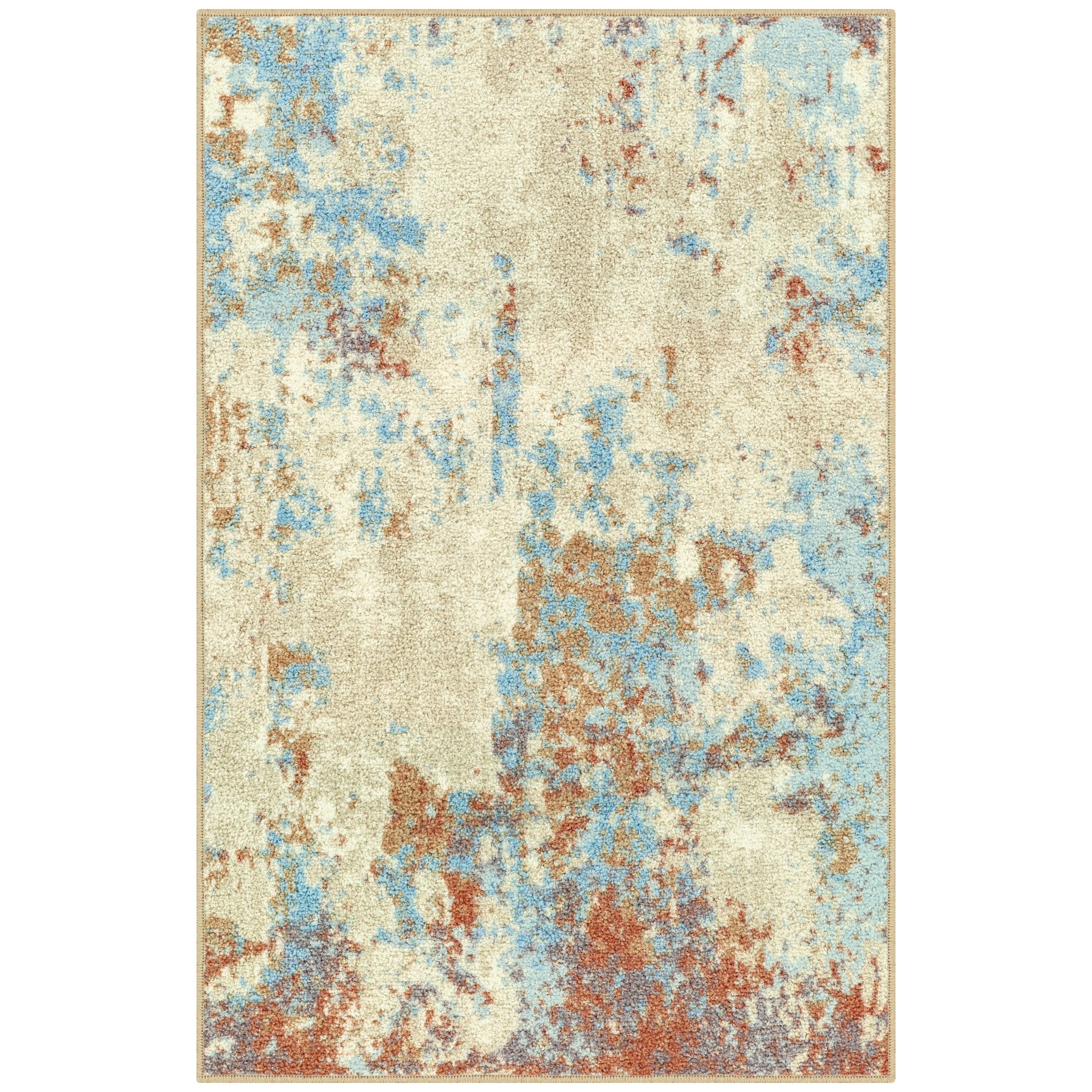 Maples Rugs Horizon Contemporary Washable Entryway Accent Rug for ...