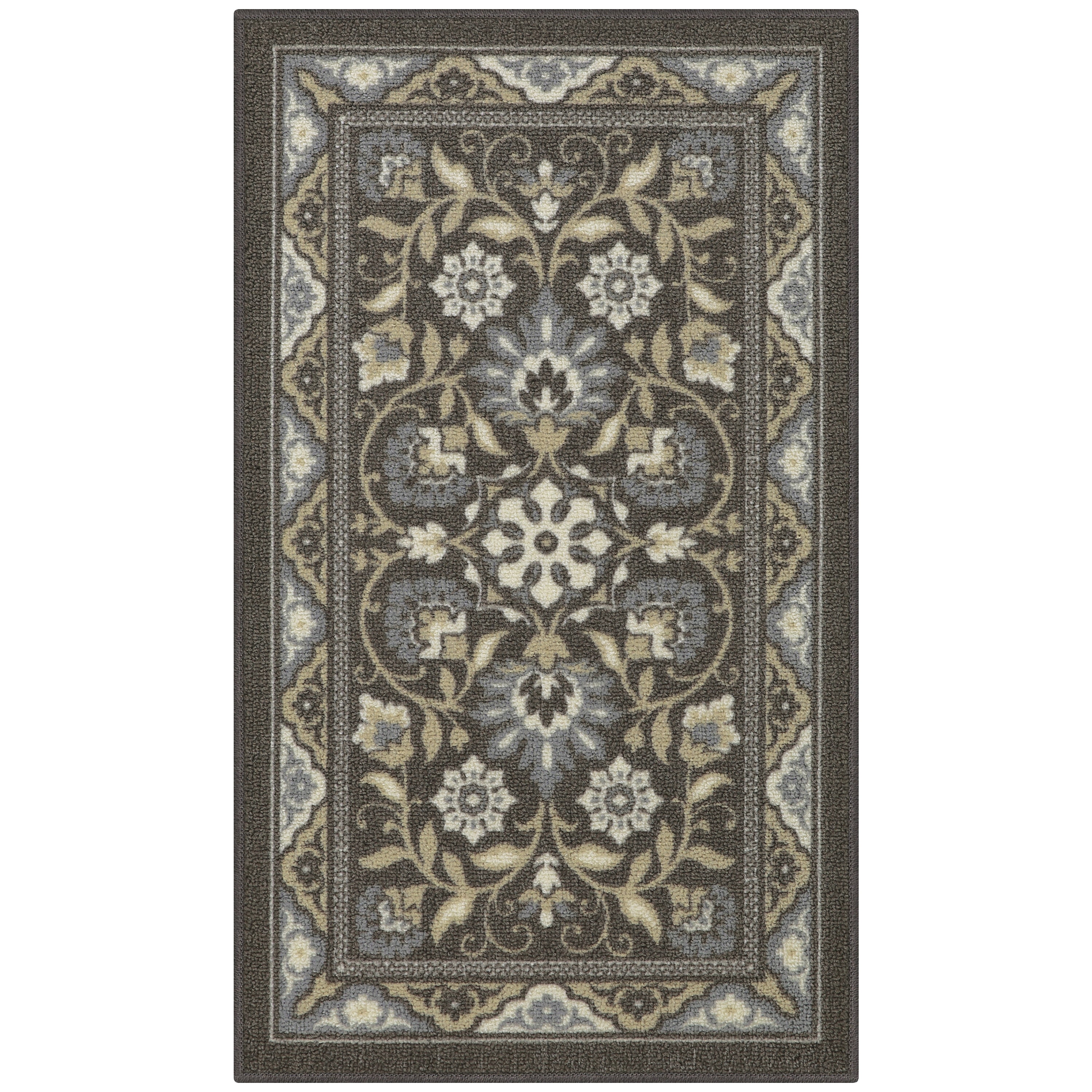 Maples Rugs - Made in USA - Florence Traditional Floral Indoor Accent ...