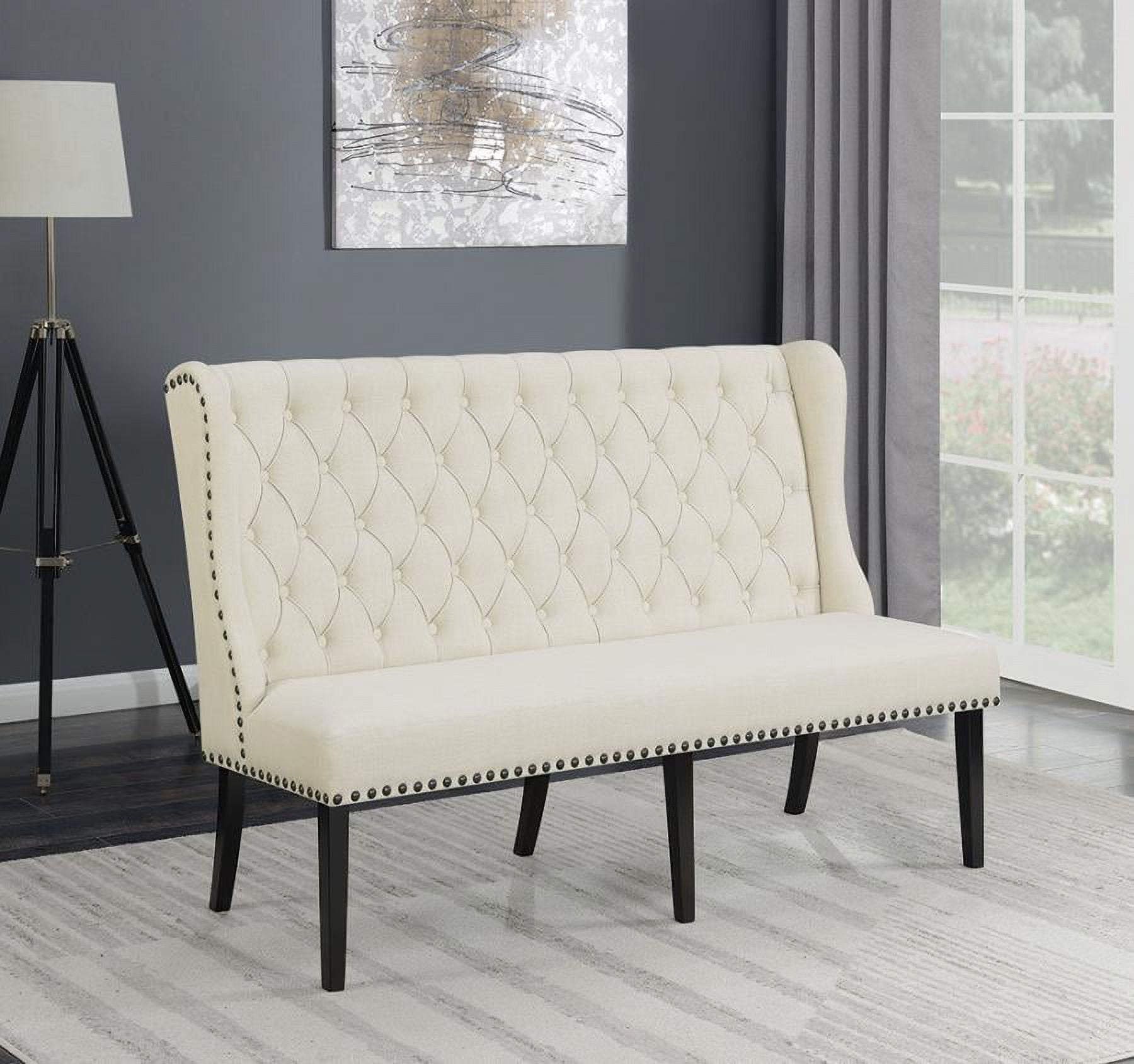 Mapleton European Traditional Cream Bench - Walmart.com