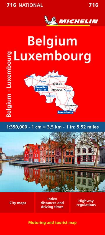 Maps/Country (Michelin): Belgium Luxembourg Map 716 (Edition 12) (Sheet ...