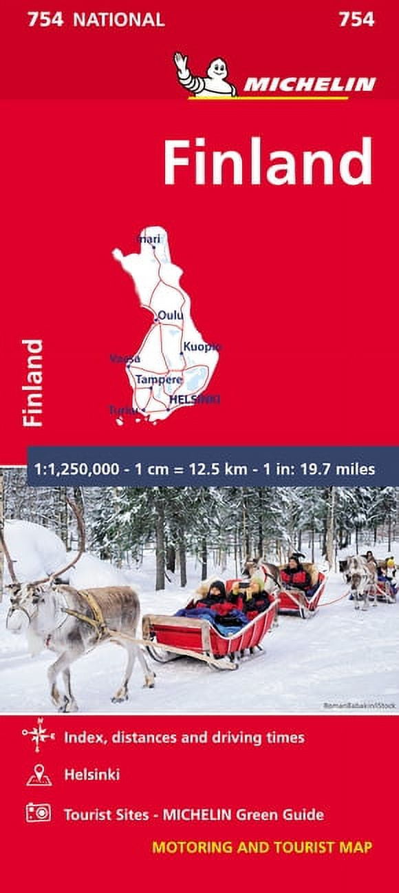 Maps/Country (Michelin): Michelin Finland Map 754 (Edition 7) (Sheet ...