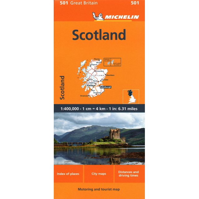 Maps/Regional (Michelin): Great Britain: Scotland Map # 501 (Edition 11 ...