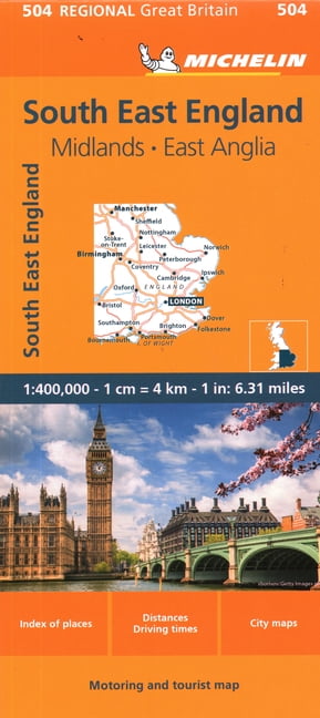 Maps/Regional (Michelin) Michelin Map Great Britain: England, Southeast ...
