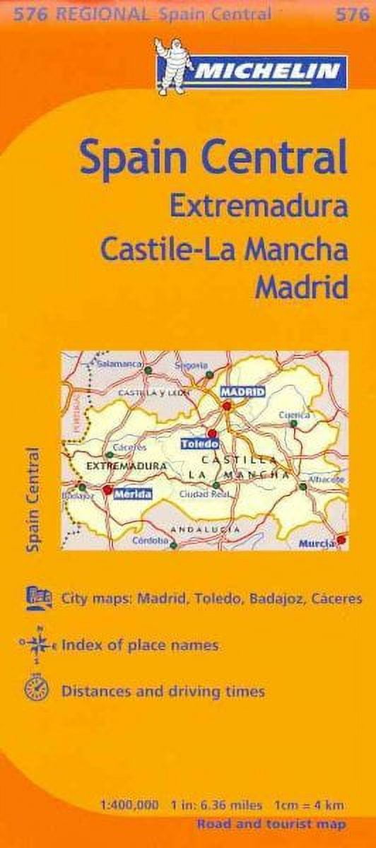 Maps/Regional (Michelin): Michelin Spain: Central, Extremadura ...