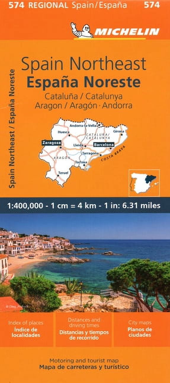 Maps/Regional (Michelin): Michelin Spain: Northeast Catalonia, Aragon ...
