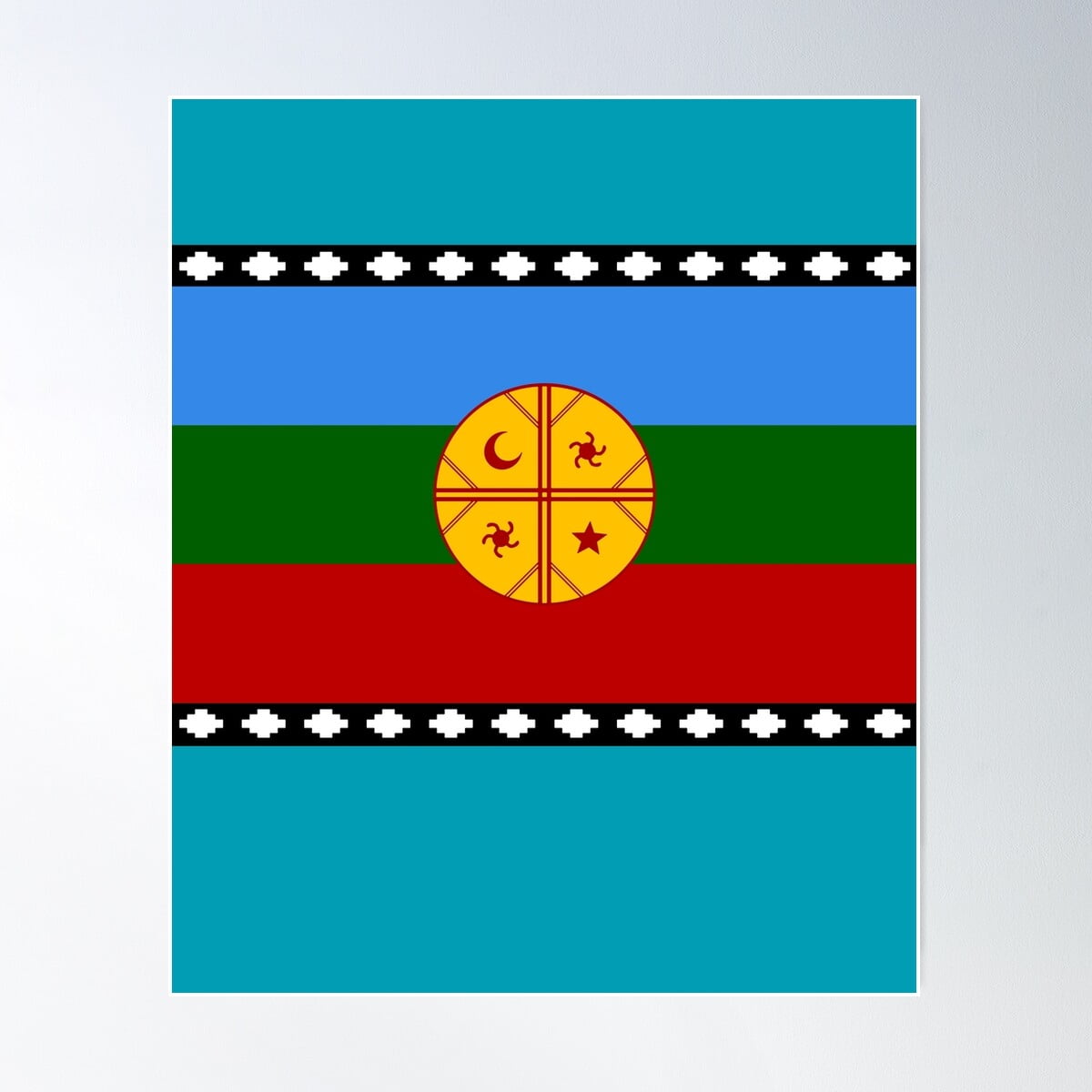 Mapuche, Mapuche Flag, Indigenous People From Chile, Patagonia And ...