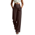Maqroz Dress Pants for Women High Rise Straight Leg Trousers Elegant ...